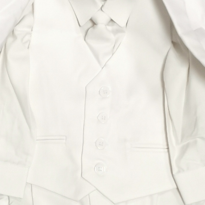 Boys Ivory Communion 5 Piece Suit, Shoes & Tie | Communion Suit ...