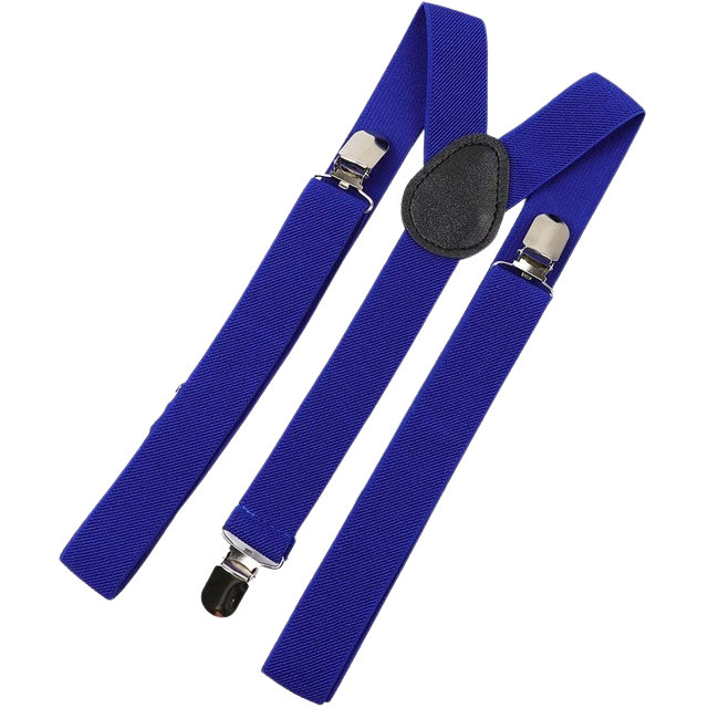 Children's Royal Blue Y-Back Adjustable Braces | Formal Blue Braces ...