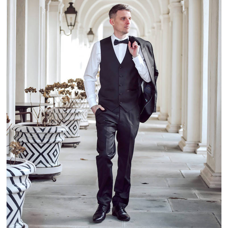 Matching Father & Son | Black Tuxedo Slim Fit Suit | Wedding Suit ...